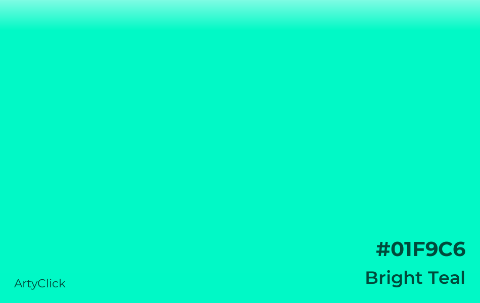 Bright Teal Color ArtyClick Bright Teal Color ArtyClick