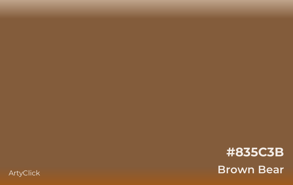 Brown Bear Color ArtyClick Brown Bear Color ArtyClick