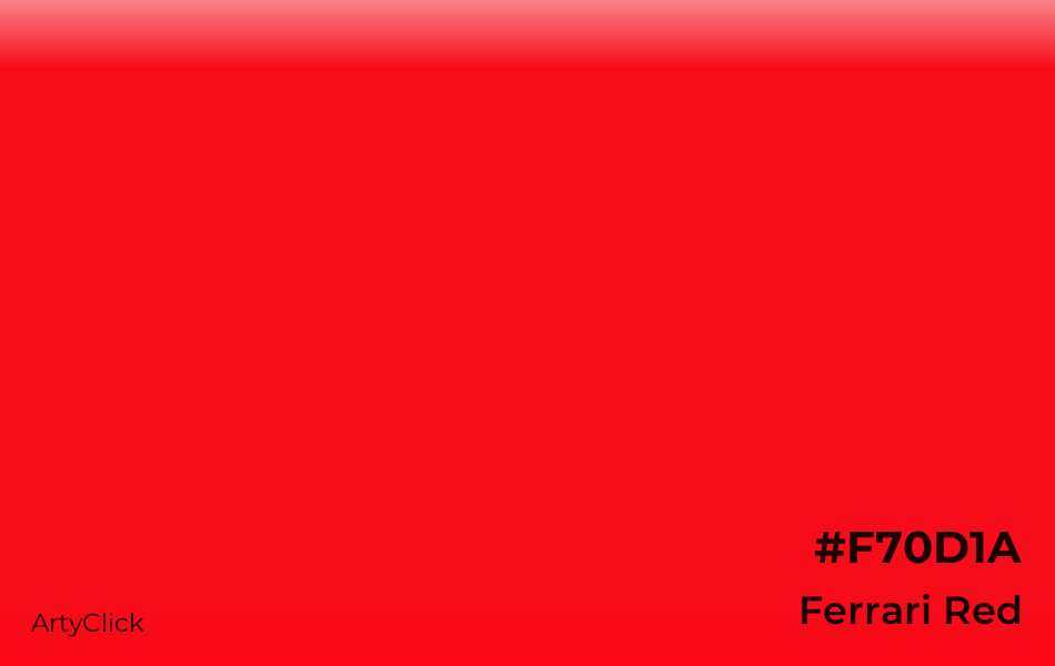 Ferrari Red Color ArtyClick Ferrari Red Color ArtyClick