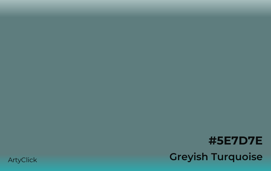 Greyish Turquoise Color ArtyClick