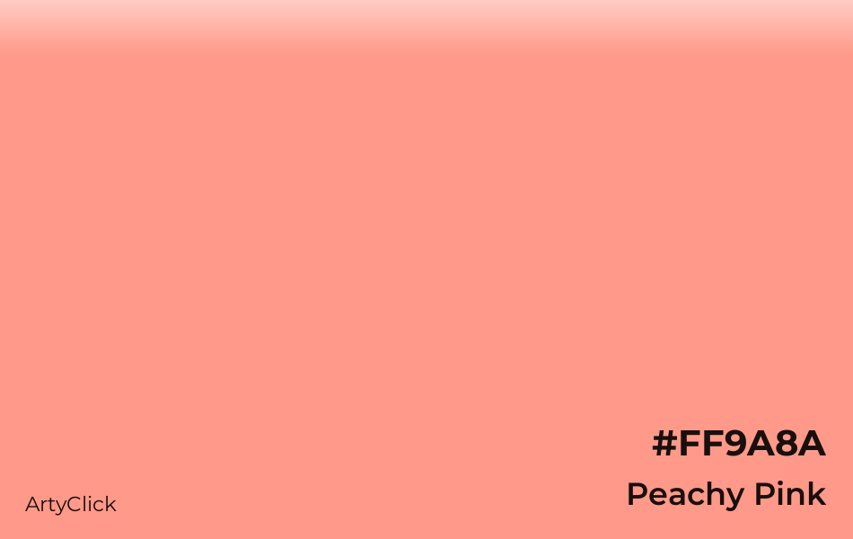 Peachy Pink Color ArtyClick